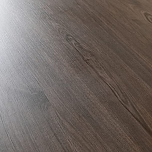 GIA 70" L Double Pedestal Dining Table for 6, Rectangular Farmhouse Wood Long Kitchen Table, Heavy Duty Large Dinner Table with Melamine Finish, 125 lbs, Vintage Earthy Walnut