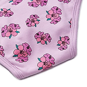 Skhls Training Pants Underwear for Toddler Girls Potty Training Floral Print Multipack, 6 Pack 5T