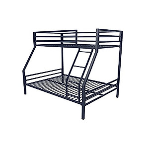 Novogratz 4146629N Maxwell Metal Bunk Bed, Twin over Full