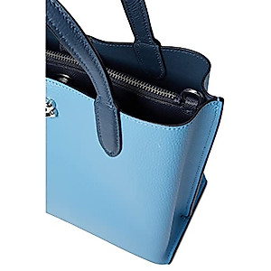 COACH Color-Block Leather Willow Tote 24 Pool Multi One Size