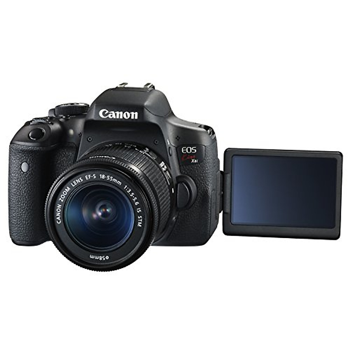 Canon DSLR camera EOS Kiss X8i lens kit EF-S18-55mm F3.5-5.6 IS STM comes KISSX8I-1855ISSTMLK [International Version, No Warranty]