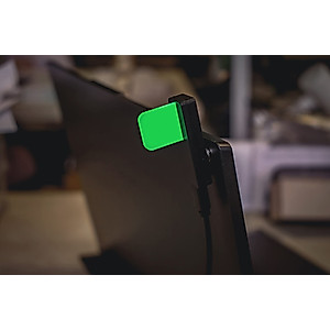 Luxafor Flag LED USB Busy Light Indicator – Black Luxafor Flag LED Availability Indicator That Eliminates Workspace Distractions and Boosts Productivity (20 inch Cable (USB))