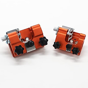 Chainsaw Sharpening Kit,Portable Chainsaw Sharpening Jig, Hand Crank Chainsaw Blade Sharpener Suitable for All Kinds of Chain Saws and Electric Saws, DIY Lumberjack, Garden Worker