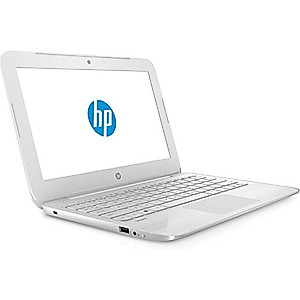 2017 HP Stream 11.6 inch Laptop, Intel Celeron Core up to 2.48GHz, 4GB RAM, 32GB SSD, 802.11ac WiFi, Bluetooth, Webcam, USB 3.0, Windows 10 Home, Snow White (Renewed)