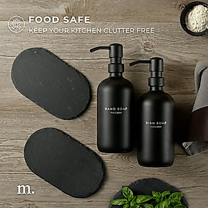 MaisoNovo Stone Soap Tray - Dish Soap Tray for Bathroom CounterTop - Soap Dispenser Tray - Bathroom Trays for Counter - Bathroom Stone Tray