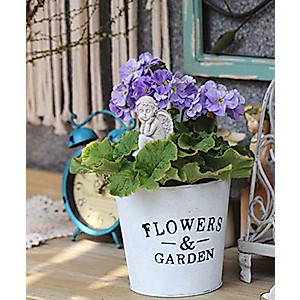 MUAMAX Decorative Angel Garden Stakes Miniature Angel Fairy Garden Angel Small Memorial Statue