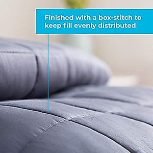 Linenspa 15 Pound Weighted Blanket – All Natural Relief and Sleep Aid - Filled with Premium Glass Beads - Calming and Soothing Hug