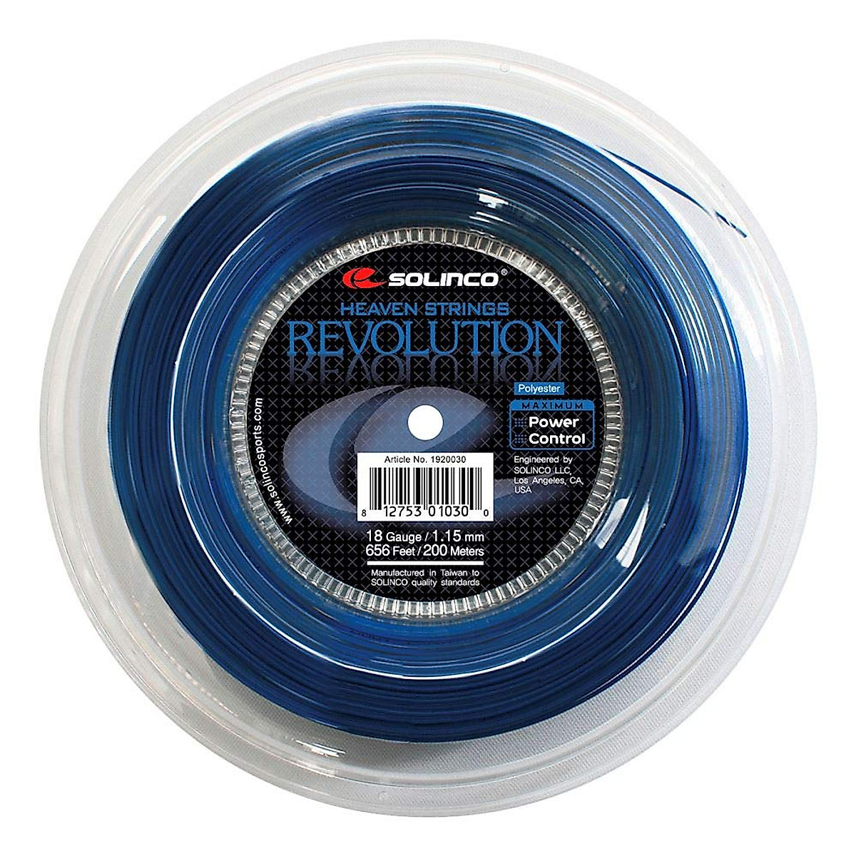 Solinco Revolution Tennis String Reel-Blue-16L