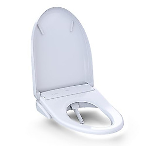 TOTO SW4726AT40#01 WASHLET+ Electronic Bidet Toilet Seat, Elongated, Cotton White