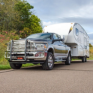 CURT 16116 E16 5th Wheel Hitch with Base Rails, 16,000 lbs