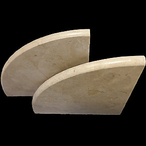 Crema Marfil Marble Both Side Polished Bathroom Corner Shelf 9''x9'' by Tile Spot