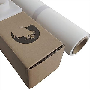 Tiger-Hoo Heavy-Duty Inkjet Canvas 17 inch x40ft Roll Waterproof and White Matte Finish Digital Printing 100 percent Polyester Inkjet Water-based Dye and Pigment Ink Jet Printing Printers