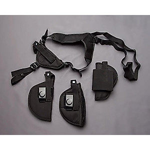 Wyoming Holster LLC 4 Holsters 1 FITS Ruger Security-9 9MM Luger 4" BRL SP101 Walther CCP M2 PK 380 PPQ KAHR S9 P9 Taurus TX22 You Will Receive 1 Shoulder 1 Hip 1 Concealed and 1 Ankle Holster $34.78