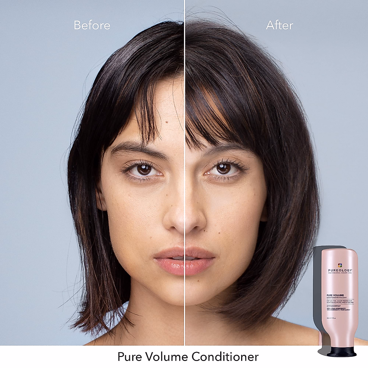 Pureology Pure Volume Conditioner | For Flat, Fine, Color-Treated Hair | Restores Volume & Movement | Sulfate-Free | Vegan | Updated Packaging | 1.7 Fl. Oz. |