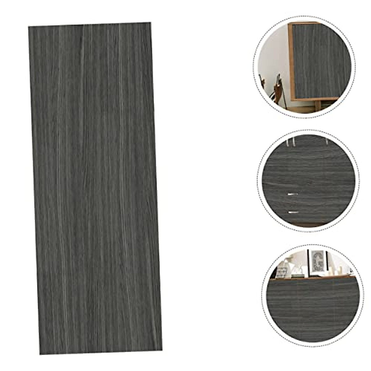 Housoutil 4pcs Planks Wall Bathroom Wood Carpet Peel Decorative Sticker PVC Decor Home Decals Flooring Tile Self-Adhesive and Bedroom Grain Tiles Laminate Cmxcm Decal Kitchen Vinyl Floor