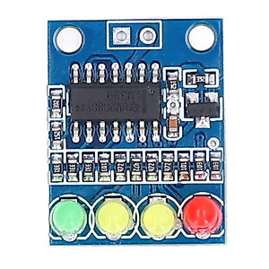 2Pcs Battery Level Indicator Battery Capacity Module Battery Level Indicator Module Module Capacity Tester Board 4 Phase 12V with 4pcs LED