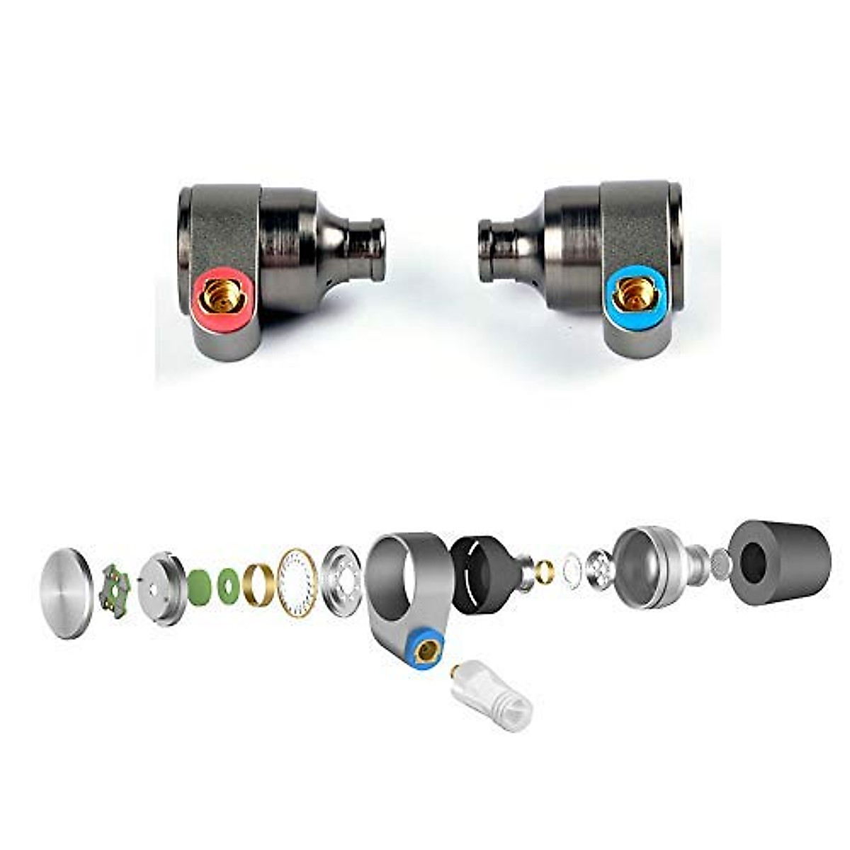 Kinboofi TIN Audio T2 in Ear Headphone Double Dynamic Driver 2DD Neutral Sounding IEM in Ear Monitor, Balance Sound HiFi Earphone Metal Shell Headset with 2 PIN Connection……