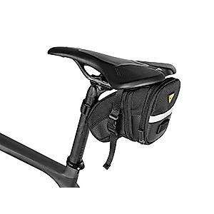 Topeak TC2261B Aero Wedge Pack with Strap Mount for Bicycle, Medium