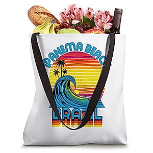 Ipanema Beach Brazil Retro Throwback Surf & Beach Souvenir Tote Bag