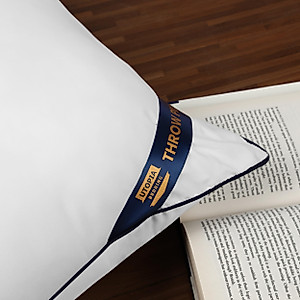 Utopia Bedding Throw Pillow Inserts (Pack of 4, White), 12 x 20 Inches Decorative Indoor Pillows for Sofa, Bed, Couch, Cushion Sham Stuffer