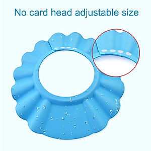 LOHOME(TM) Safe Shampoo Shower Bathing Protect Soft Cap Hat for Baby Children Kids (Blue)