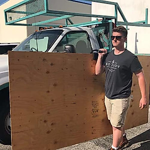 Plywood Carrier Tool, Metal Drywall Plywood Carrying Tool Lift Plywood Gripper Carrying with Single Hand, Plywood Lifting Tool for Sheetrock with Soft-Grip Handle