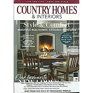COUNTRY HOMES & INTERIORS MAGAZINE, STYLE & COMFORT NOVEMBER, 2020 PRINTED UK