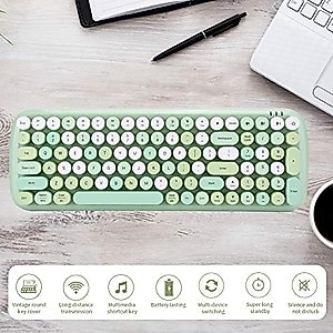 125 Keyboard,Bluetooth 5.1 Laptop Keyboard,Multi‑Device Compact Keyboard,Ergonomic Computer Quiet Keyboard,Keyboard for Laptop Mobile Phone Tablet,for