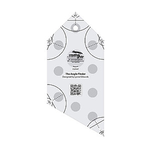 Creative Grids Angle Finder Quilt Ruler and Binding Tool - CGRAF