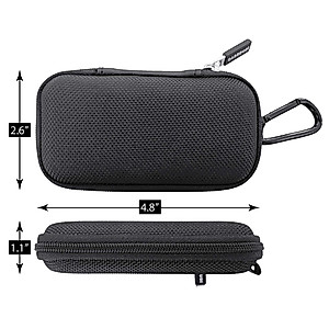 CASEBUDi Case Made for VUSE Alto and cartridges (Black)
