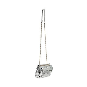 Betsey Johnson Shimmers Bow Bag, Silver