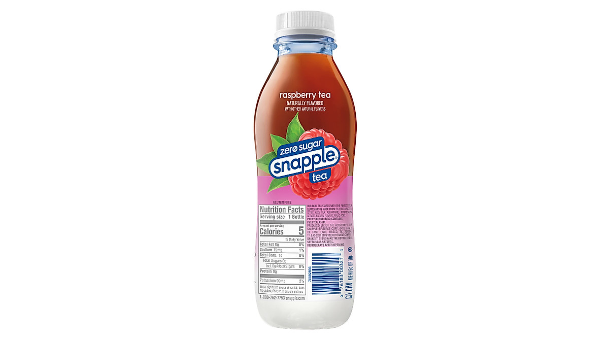 Snapple Zero Sugar Raspberry Tea - Refreshing Flavor