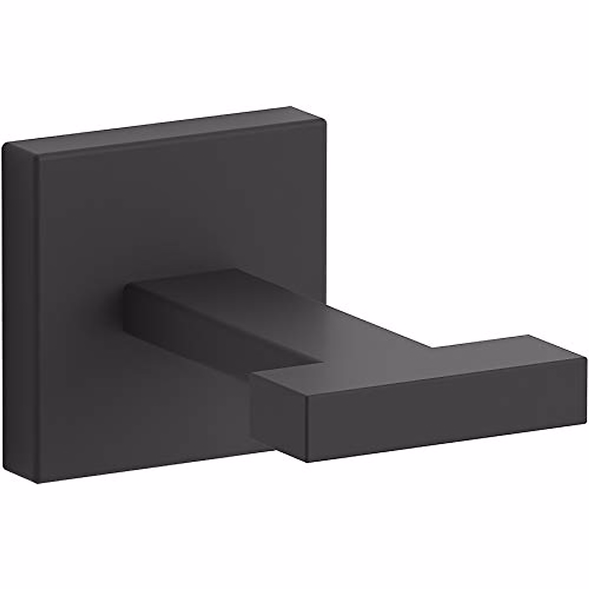 Kohler K-23290-BL Square Robe Hook, Matte Black