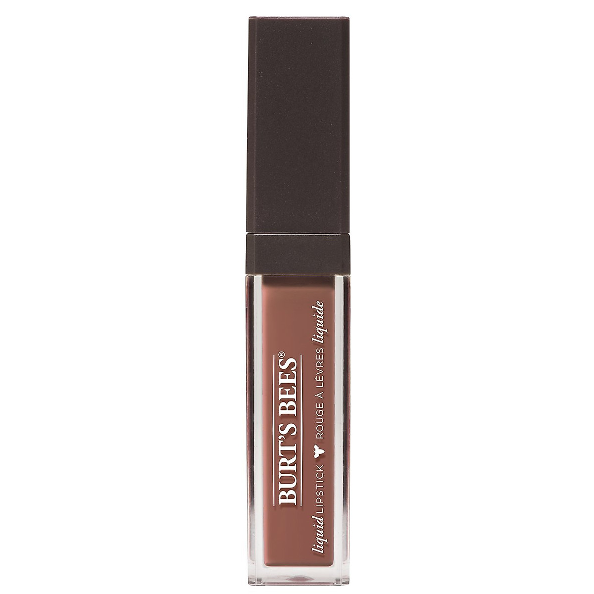 Burt's Bees 100% Natural Glossy Liquid Lipstick, Sandy Seas, 1 Tube