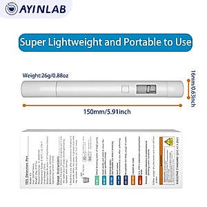 AyinLab TDS Water Hardness Tester Upgraded 0-9999ppm, Accurate 2%FS TDS Meter Digital Water Tester, Easy TDS Water Quality Tester for Drinking Water, RO/DI System, Pool&Spa, Hydroponics, Tap, Aquarium