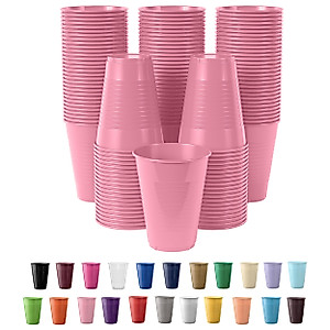 Exquisite Pink Party Cups - 50 Pack, 12 oz Each | Perfect for Celebrations
