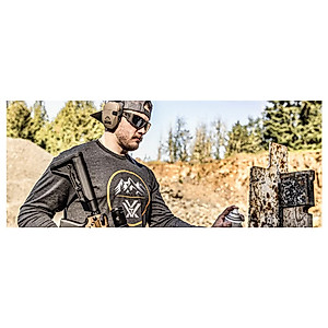 Vortex Optics Three Peaks Long Sleeve Shirts (Charcoal Heather, 3X-Large)