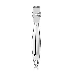 True Zester and Channel Zesty: Citrus Zester & Channel Knife, Metallic