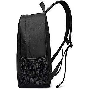 Mike Handsome Boxer Tyson Backpack Computer Bag School 3D Print Shoulders Daypack Stylish Unisex Lightweight Backpack for Boy&Girl&Men&Women with Bottle Side Pockets