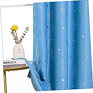 ARTIBETTER 1 Pair Curtain Rod Pocket Curtains Shower Curtain Decorative Linen Curtain Window Curtain Decoration Insulating Curtain Panels Drapes Curtains Decorative Curtain Adorable Curtain