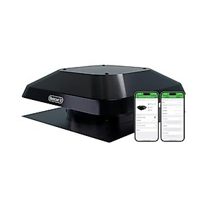 Quietcool 1950 CFM Smart App Controlled 3-Speed Roof Mount Attic Fan