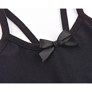 DANSHOW Ballet Leotards for Girls Dance Camisole Dress with Shiny Tutu Skirt(4041-06-M)