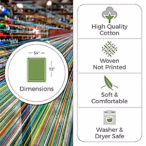 Pure Country Weavers US Marine Corps - Emblem Blanket - Personalized - Custom Gift Military Tapestry Throw Woven from Cotton - Made in The USA (72x54)