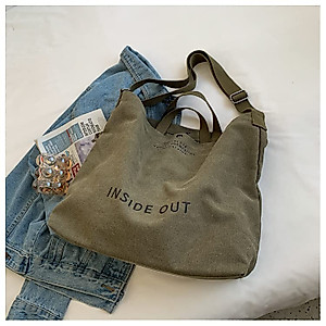 Large Sling Crossbody Shoulder Bag Purse Hippie Hobo Gypsy Bohemian Hobo Crossbody Shoulder Bag, Aesthetic Handbag Fairy Grunge Tote Bag (green)