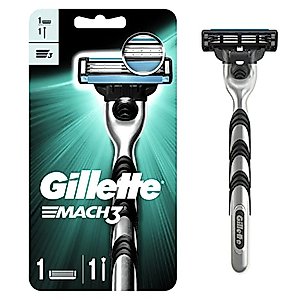 Gillette Mach3 Men's Razor Handle + 1 Blade Refill