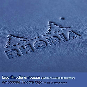 Rhodia Rhodiarama Webnotebook - Lined 96 Sheets - 5 1/2 x 8 1/4 - Sapphire Cover