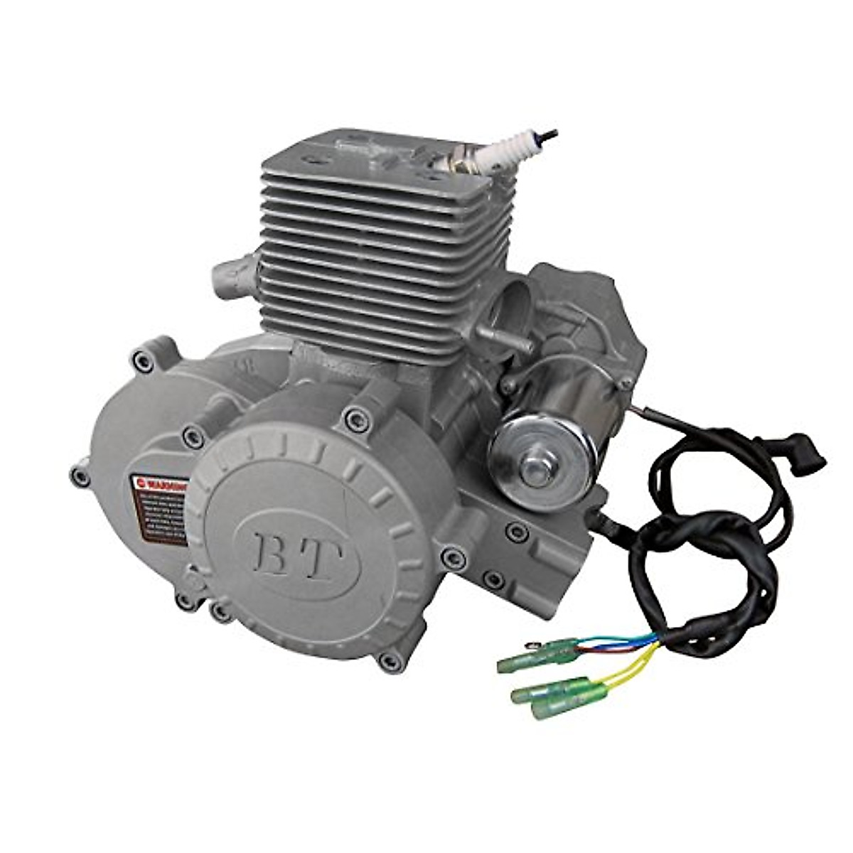 66/80cc BBR Tuning Bullet Train Electric Start Engine Kit - Silver