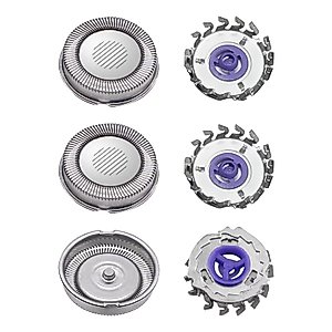 eStarpro 3x Replacement Shaver Head Shaver Blade for Philips Norelco 4885XL, 4865XL, 4861XL, 4853XL, 4852XL, 4845XL, 4825XL, 4825XLD, 4821XL, 4817XL, 4816XL, 4807XL, 4805XL, 4801XL