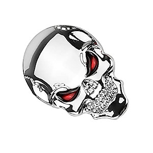Automotive Metal Skull Decor halloween skull wall stickers refit metal signs metal stickers goth car decor Vehicles Trucks Decorations Emblem