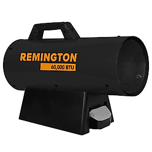 Remington 60,000 BTU Battery Operated LP Forced Air Heater - Variable Output - Battery Not Included